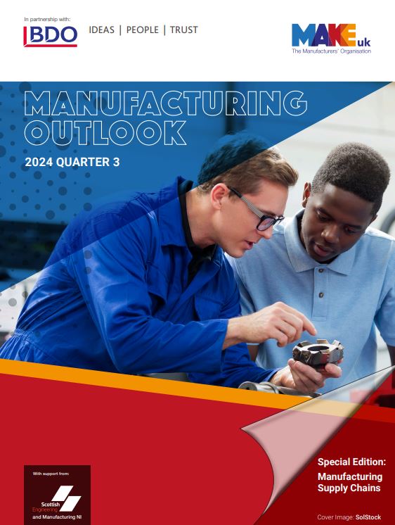 Manufacturing Outlook Report 2024 Q3 - Make UK & BDO - NAAME