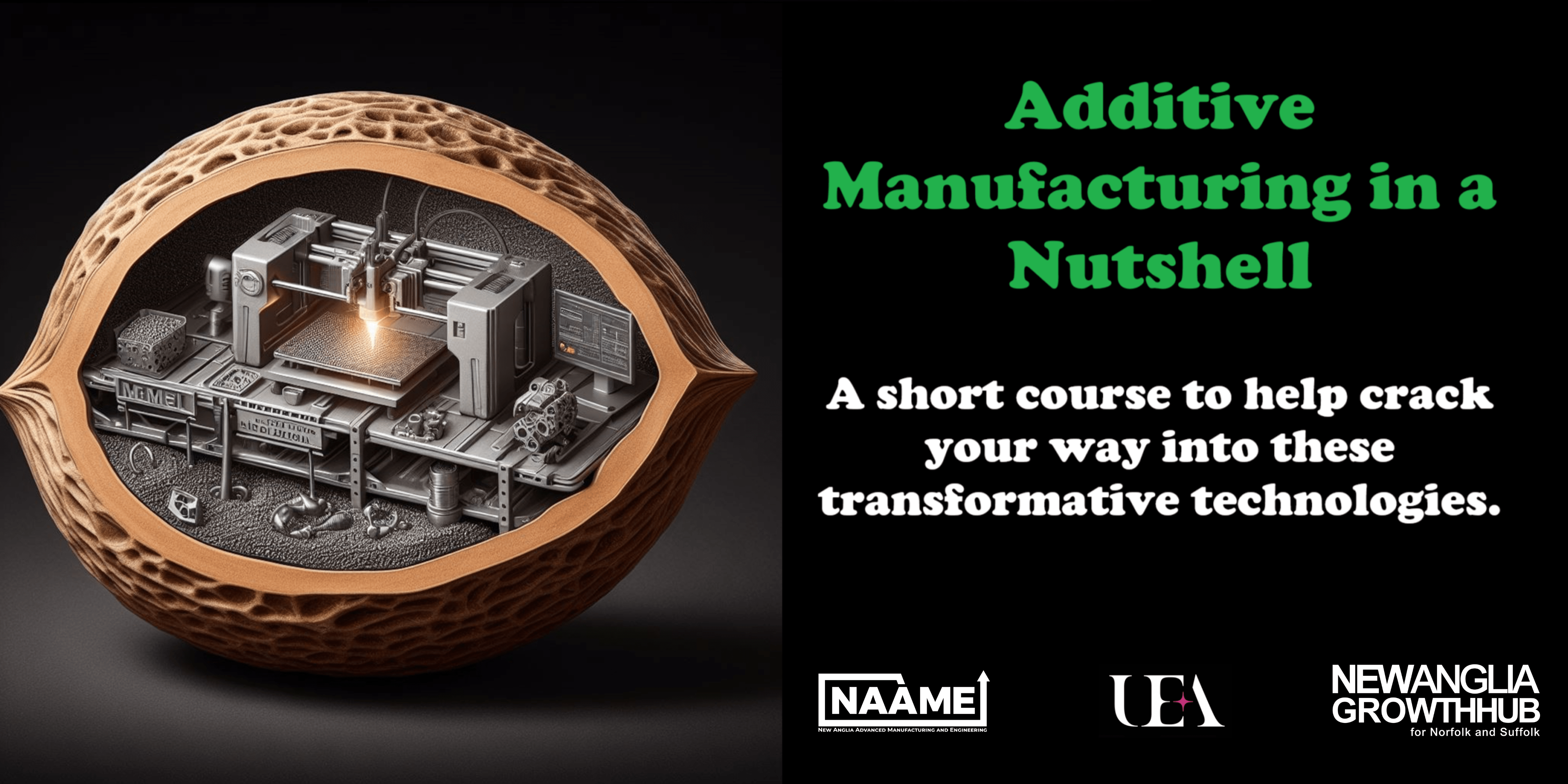 Additive Manufacturing in a Nutshell - Funded Workshop - NAAME